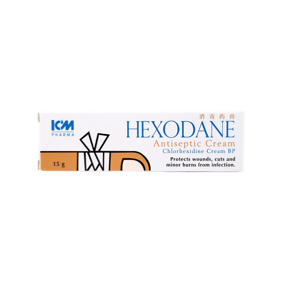 Hexodane (Clorhexidine) 1% Antiseptic Cream 15g 1's – Glovida Pharmacy