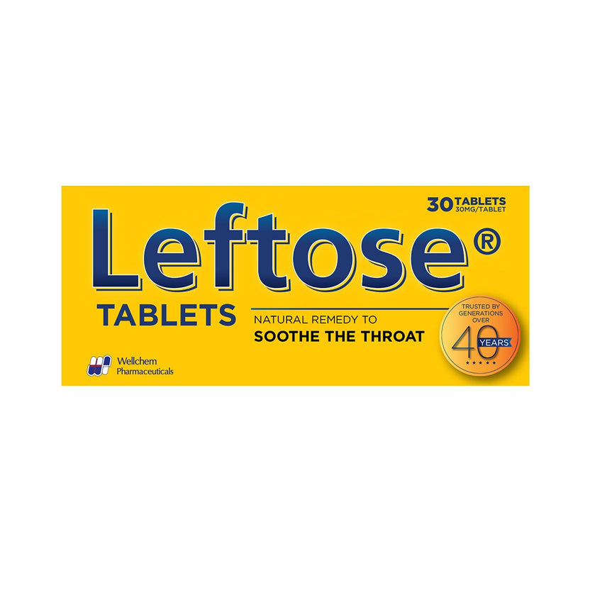 Leftose Tablet 30's (Lysozyme Hydrochloride) - Glovida SG – Glovida ...