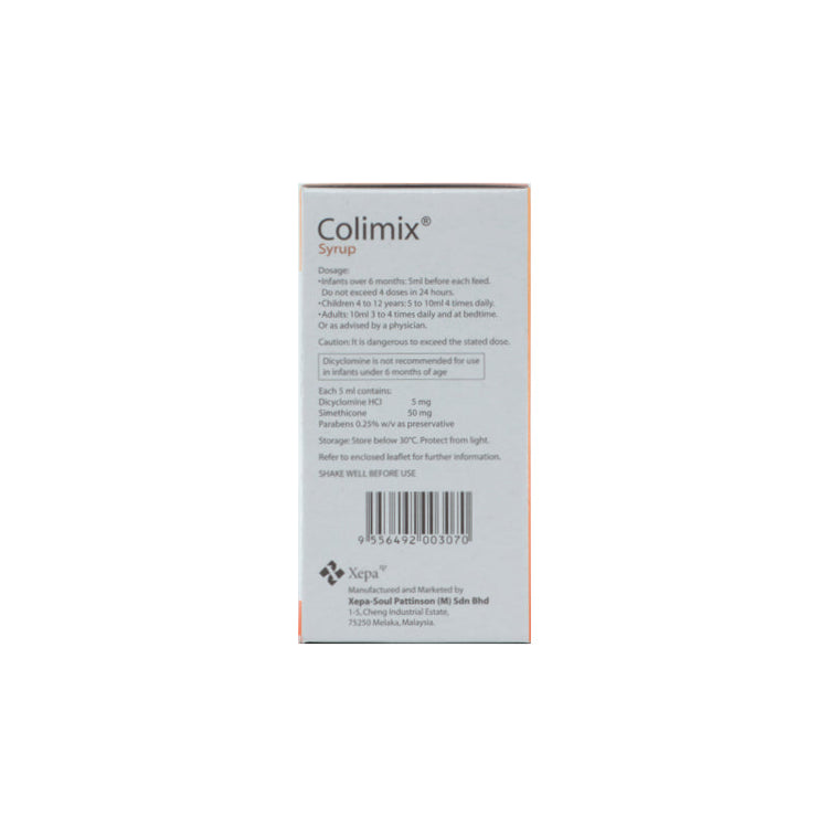 Colimix Syrup 60ml – Glovida Pharmacy