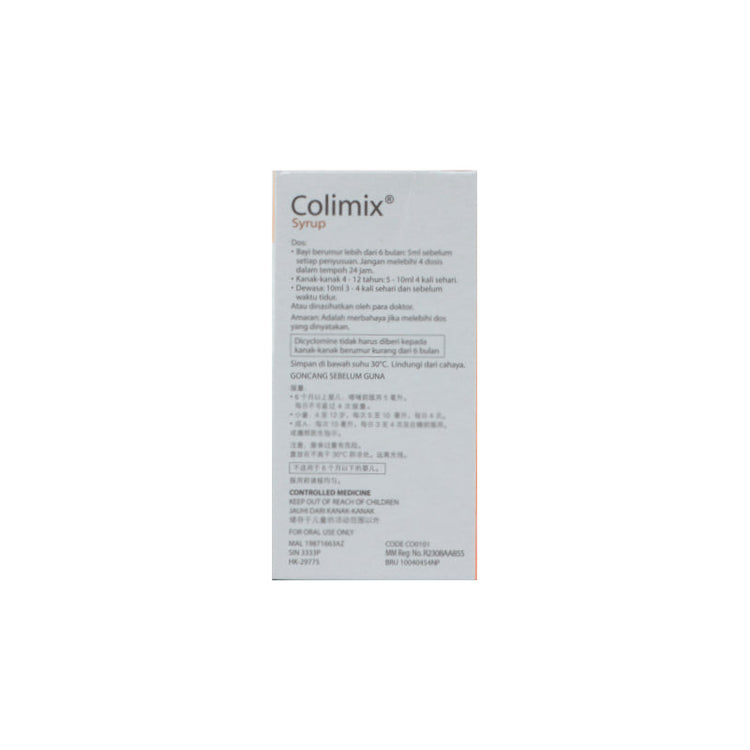 Colimix Syrup 60ml – Glovida Pharmacy