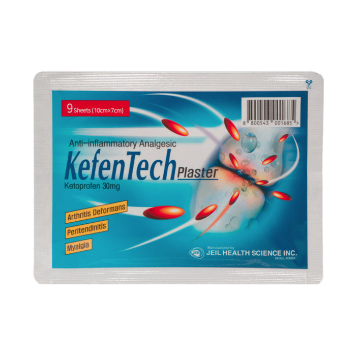 KefenTech Plaster Ketoprofen 30mg (9 Sheets) – Glovida Pharmacy