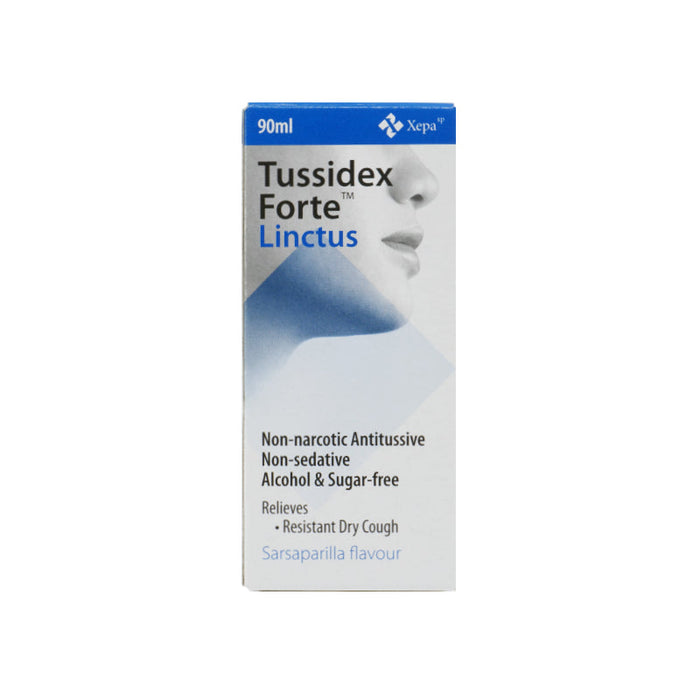 Tussidex Forte Linctus 15mg / 5ml Syrup 90ml – Glovida Pharmacy